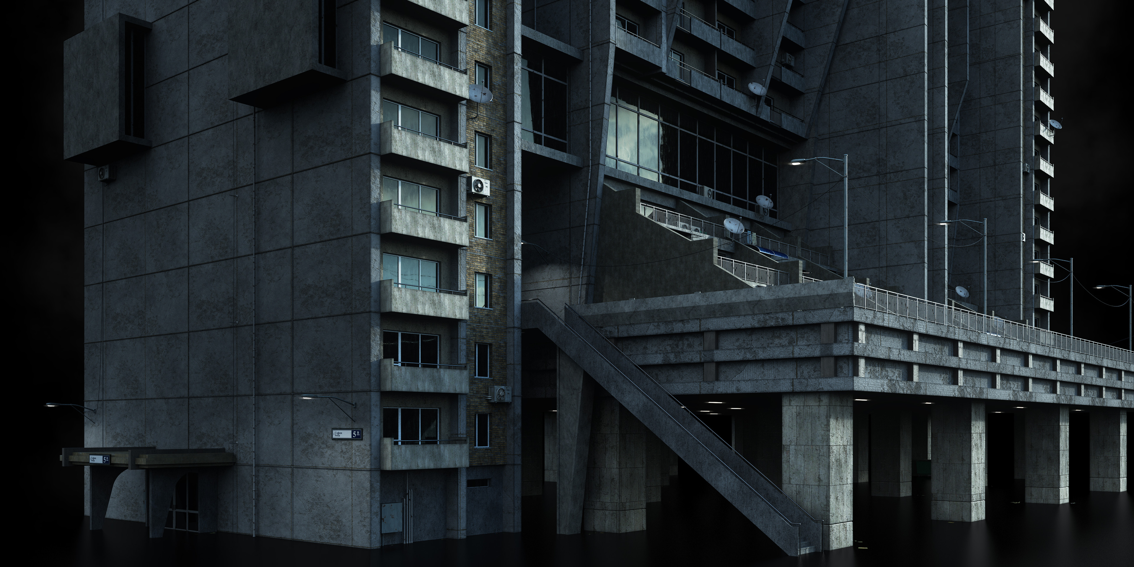 KitBash3D - SOVIET BLOCKS - 3D ASSET KIT