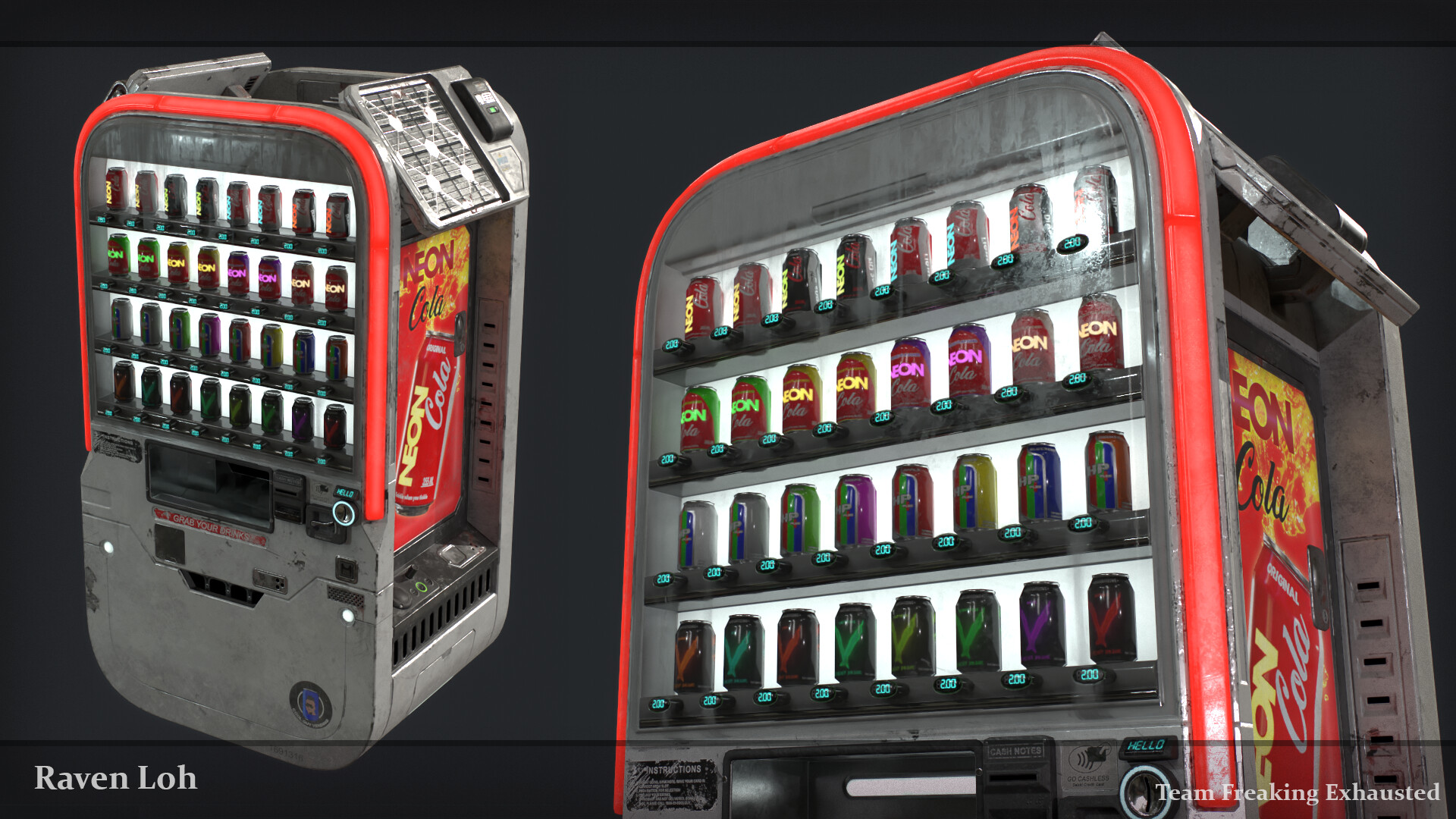 Raven Loh - Futuristic Vending Machine