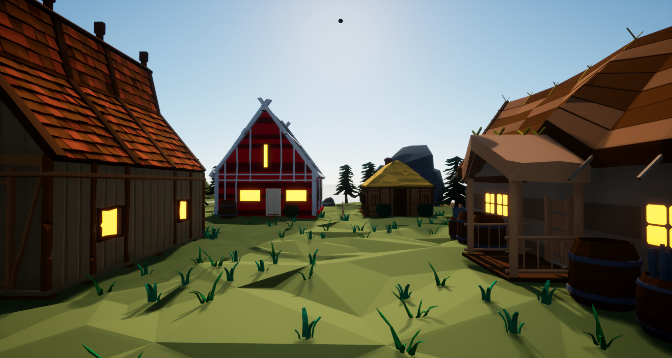 ArtStation - Abraham Village: Unpaved Street 2