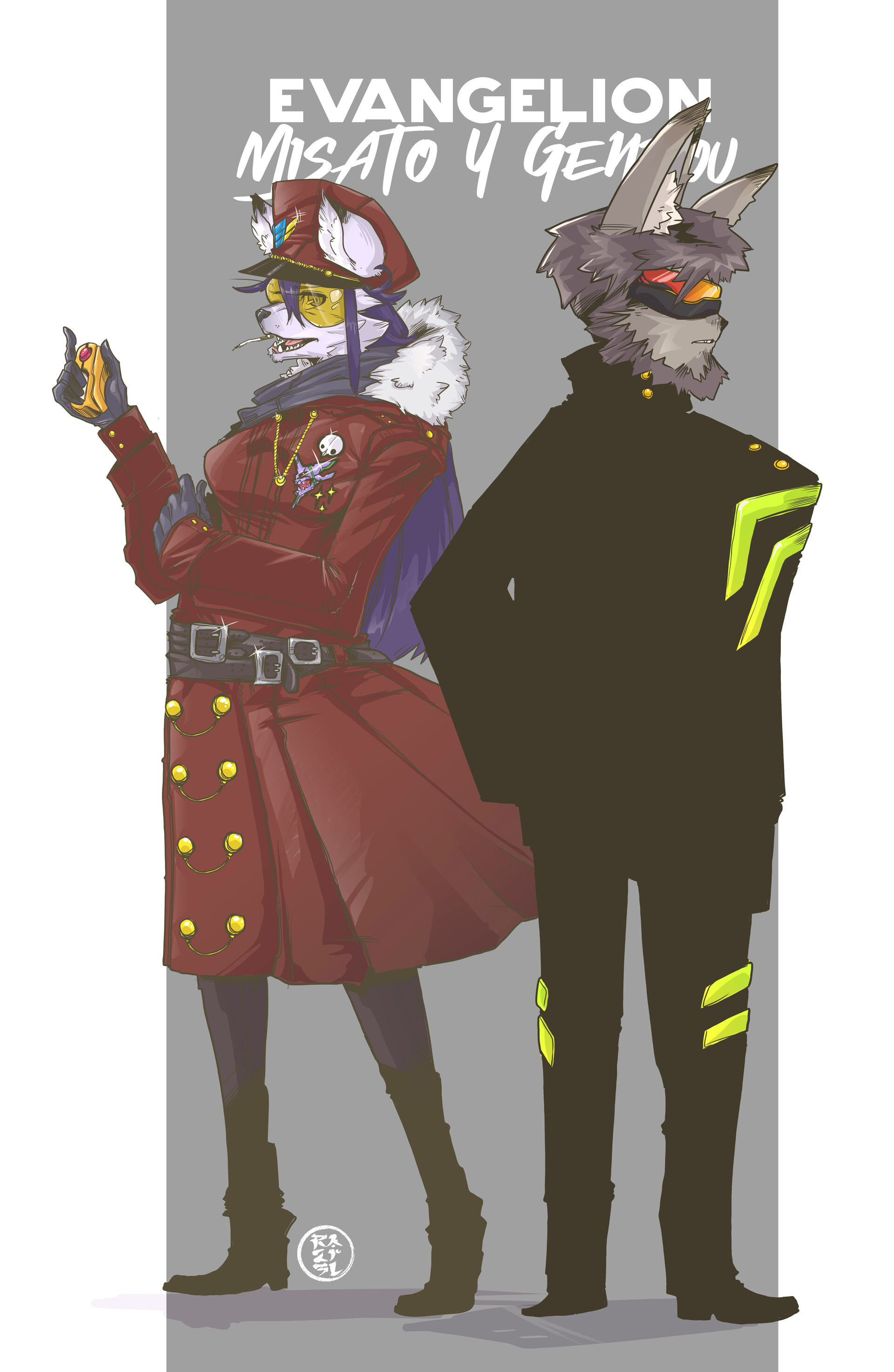 ArtStation - MISATO AND GENDOU FURRY