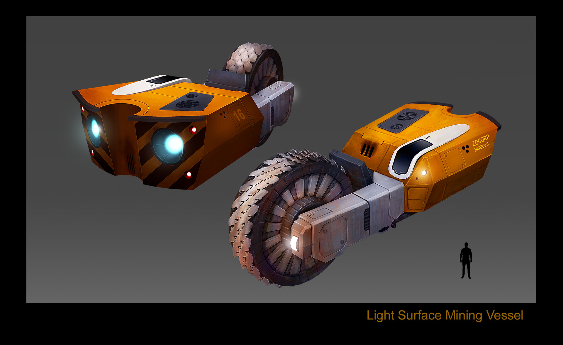 Owen Eaddy - Asteroid mining vessels