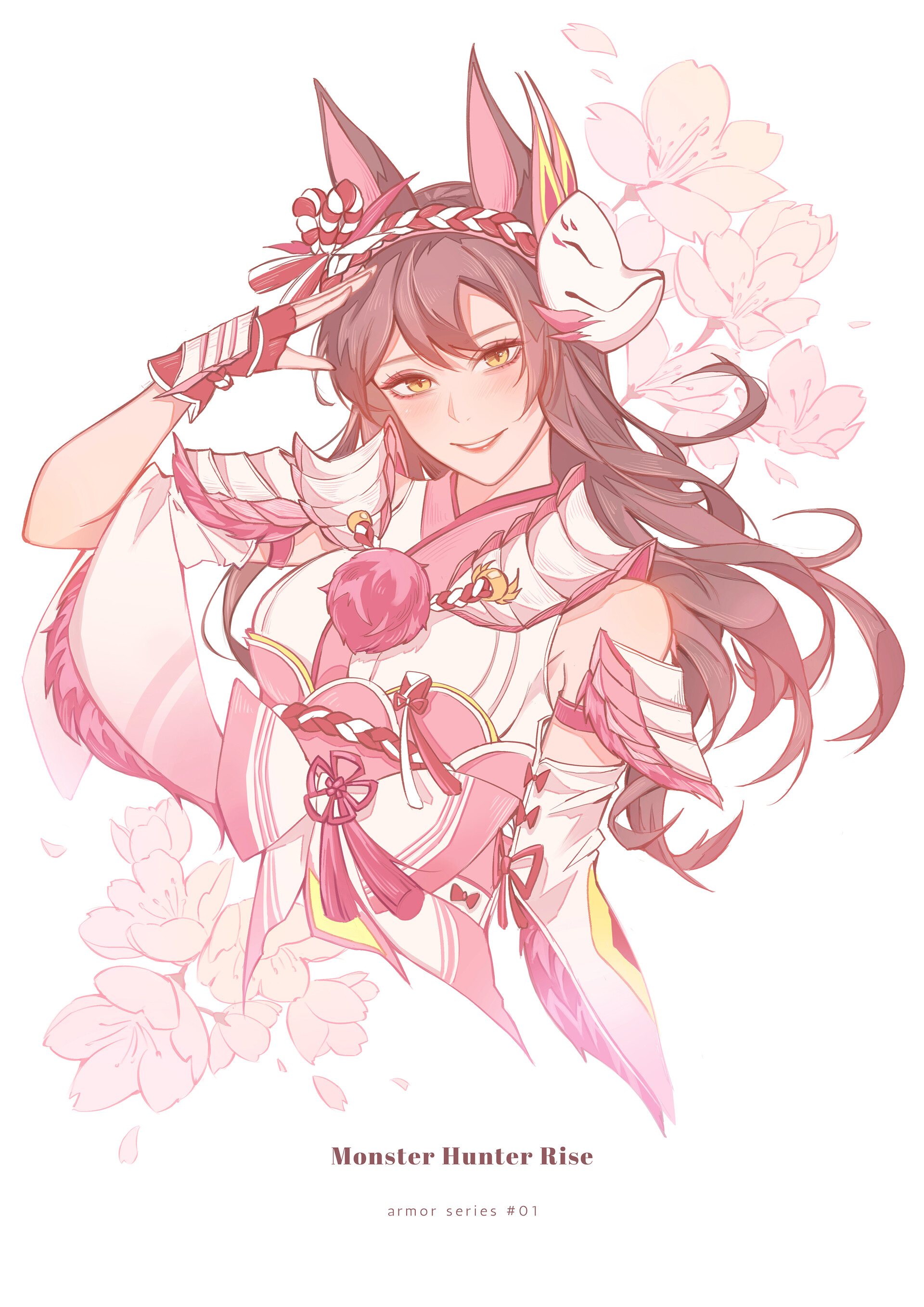 ArtStation - MHR - Mizutsune armor