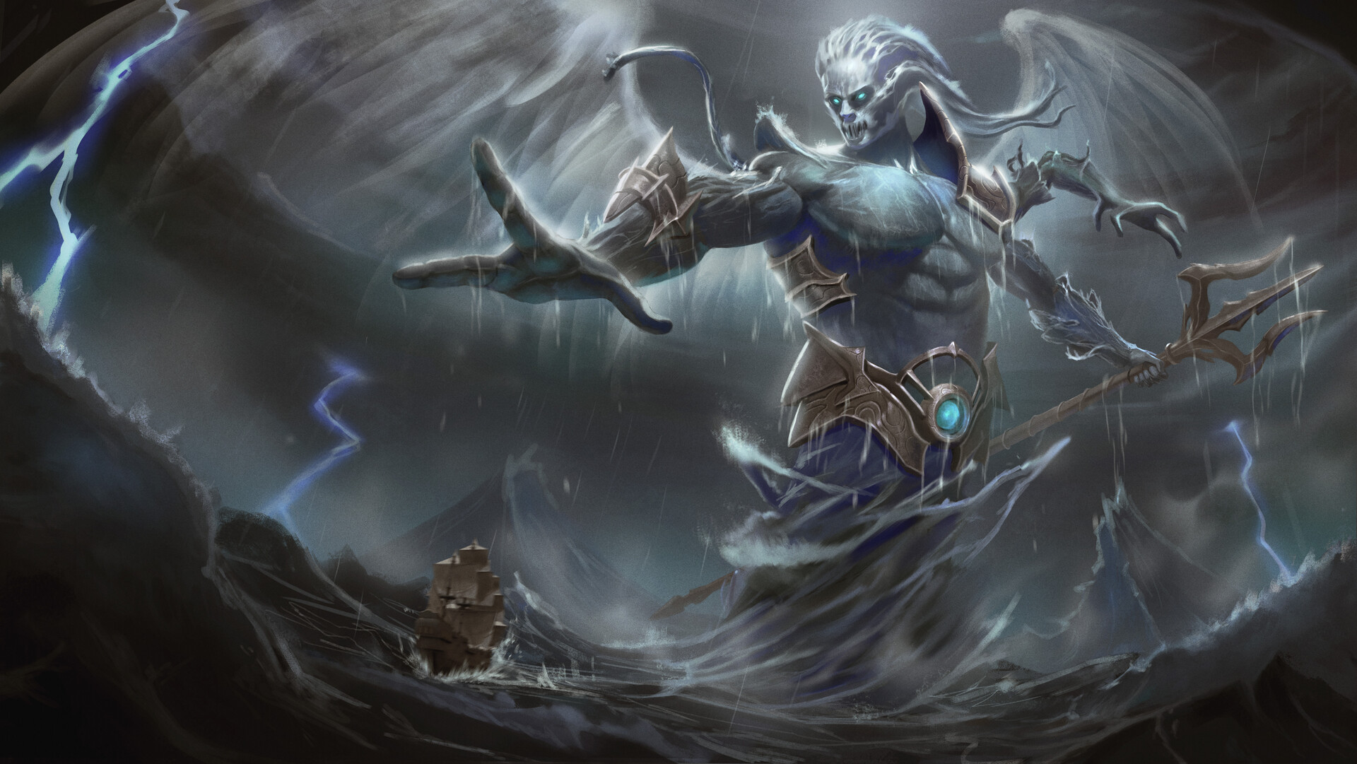 ArtStation - Alaeon the God of the Sea and Mist