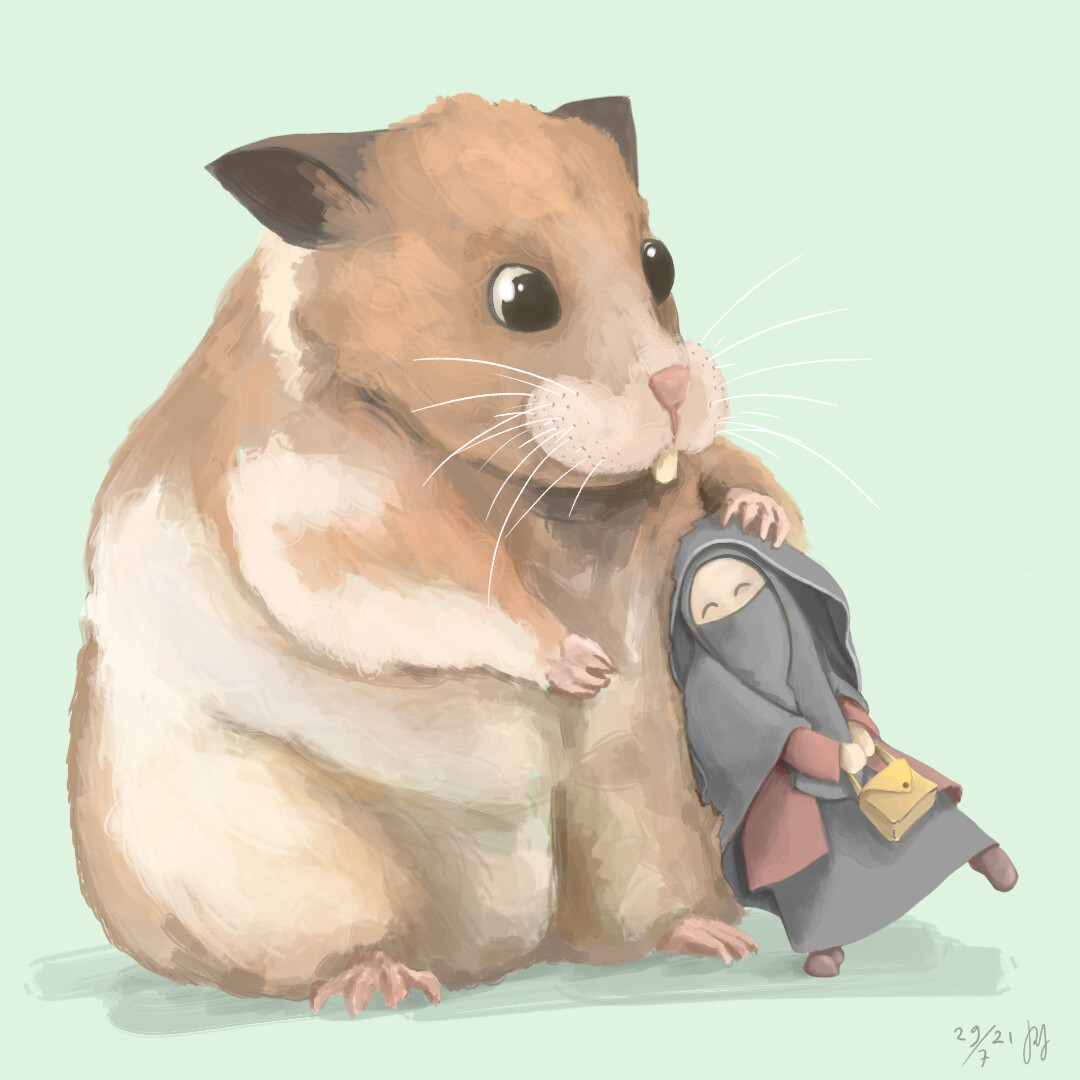ArtStation - Hamster and Muslimah