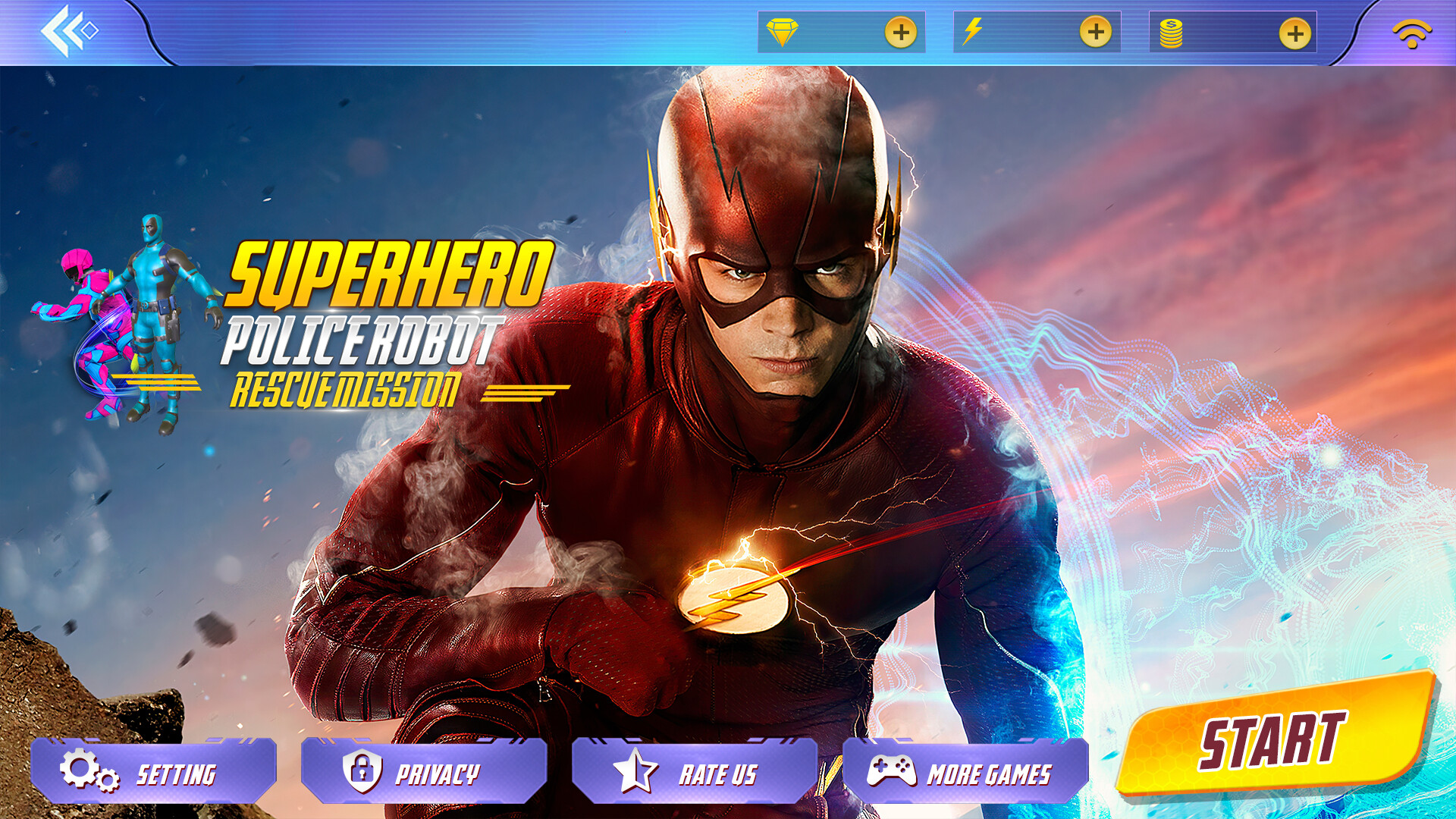 ArtStation - SUPER HERO GAME UI 2