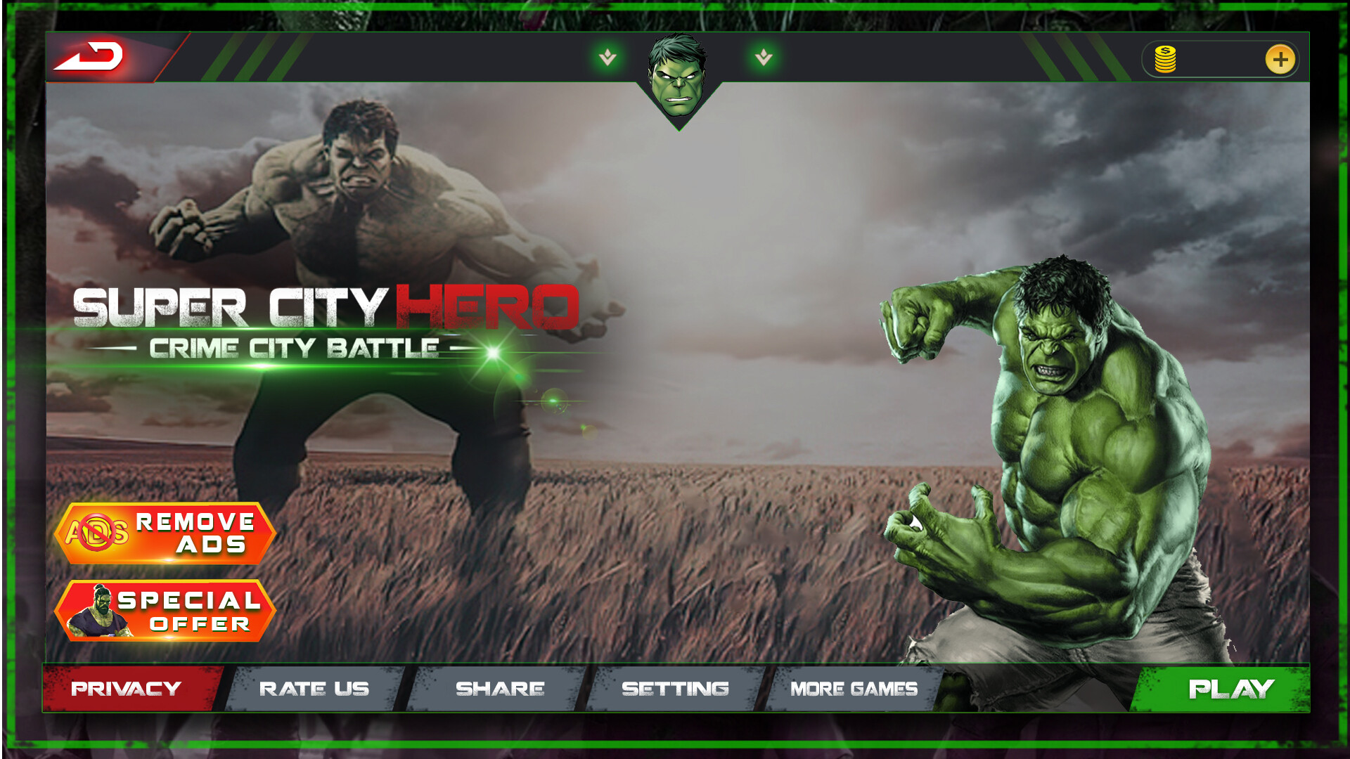 Marvel Hulk Games