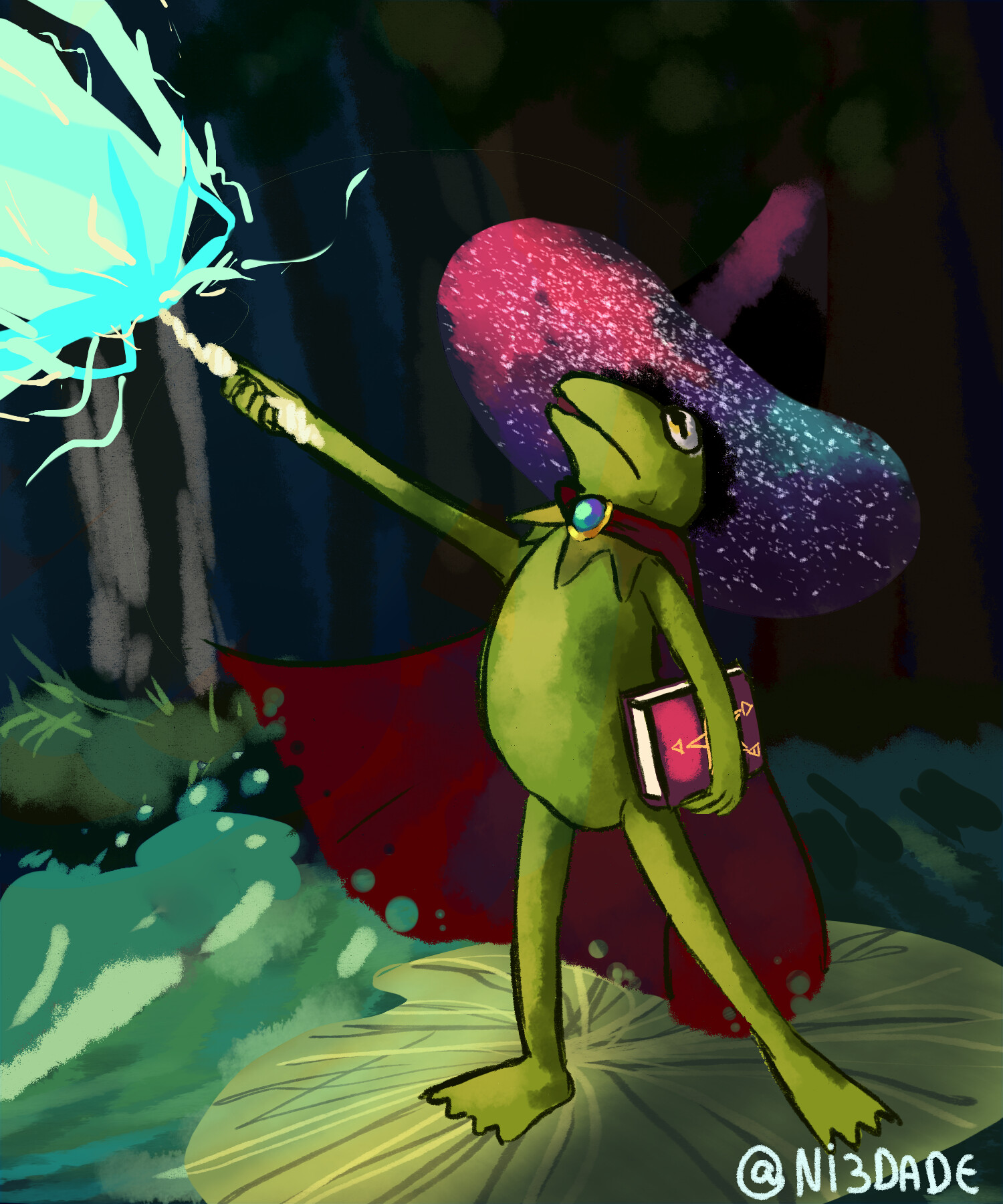 ArtStation - Kermit the mage