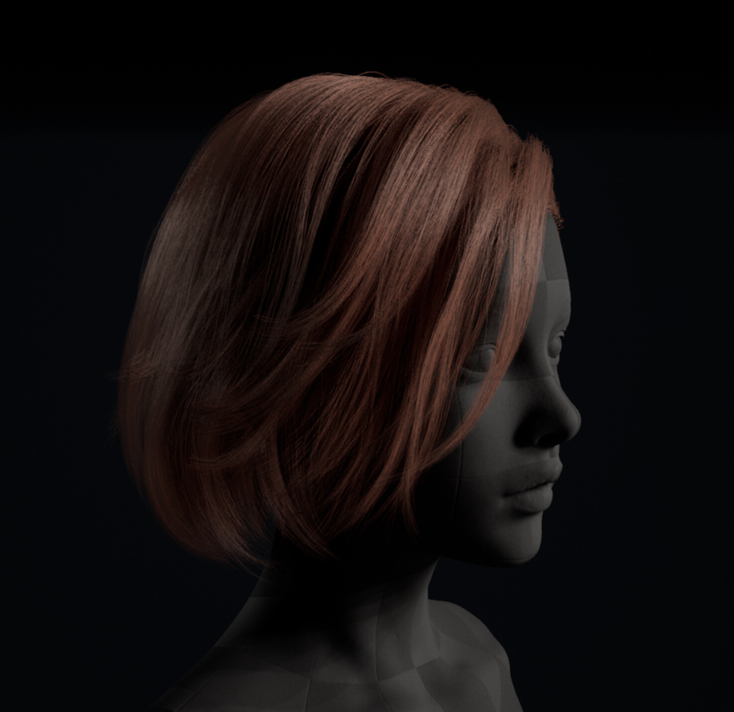 ArtStation - Test Groom hair for unreal engine
