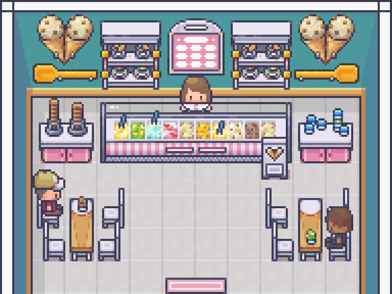 ArtStation - Ice-cream shop - 16x16