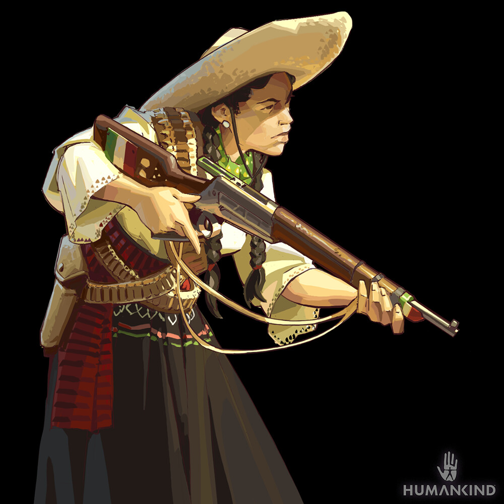 Mexican Soldaderas by Quentin de Warren : r/ImaginarySoldiers