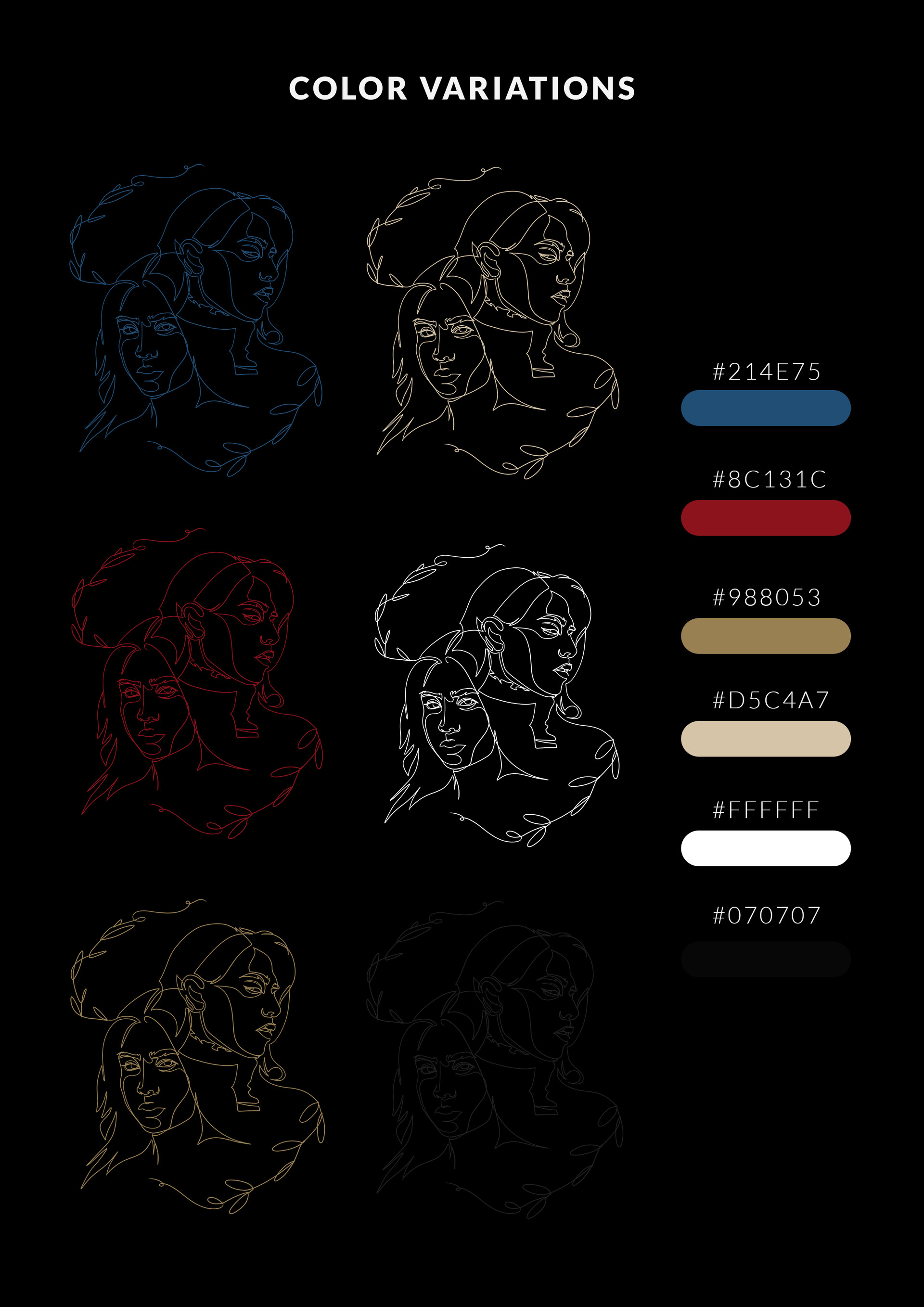 Isaac Corpuz - Line Drawing for the Fashion Podcast "Fierce Unfiltered"