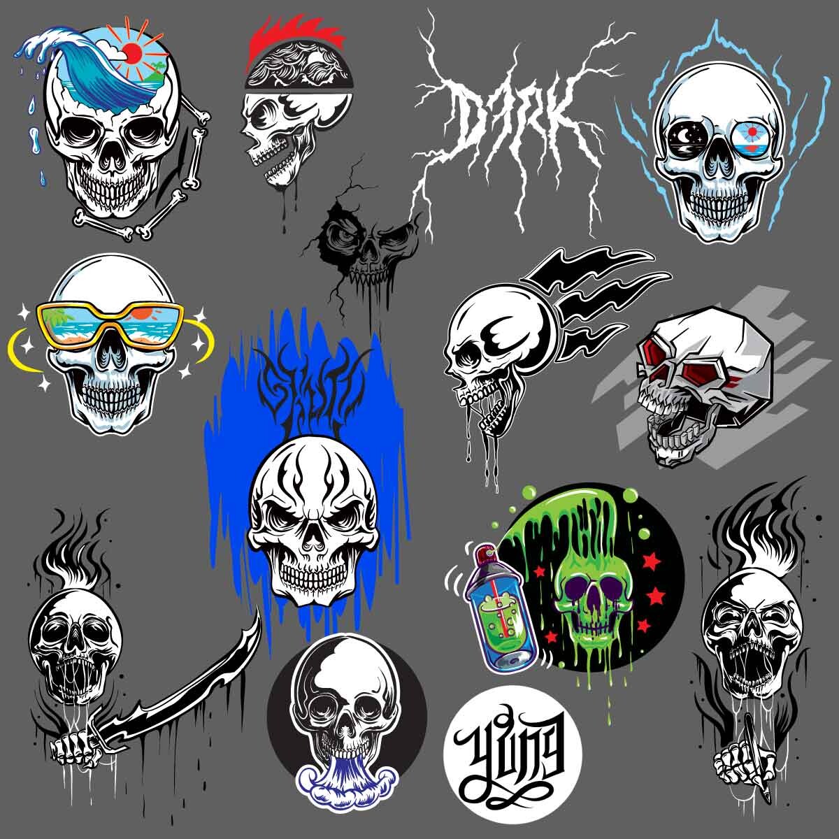 ArtStation - Skulls design