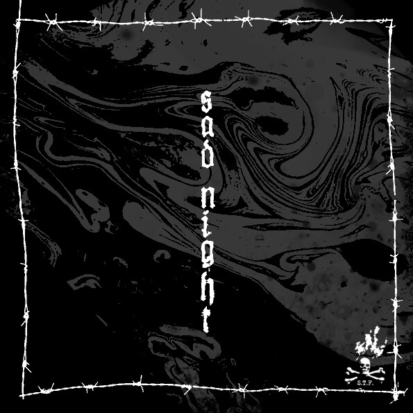 Crunchy booger - Sad night album cover oil