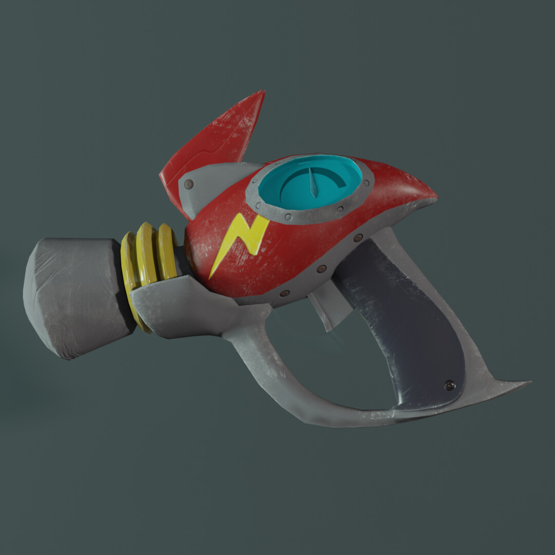 ArtStation - Dr. Neo Cortex Gun - Crash Bandicoot