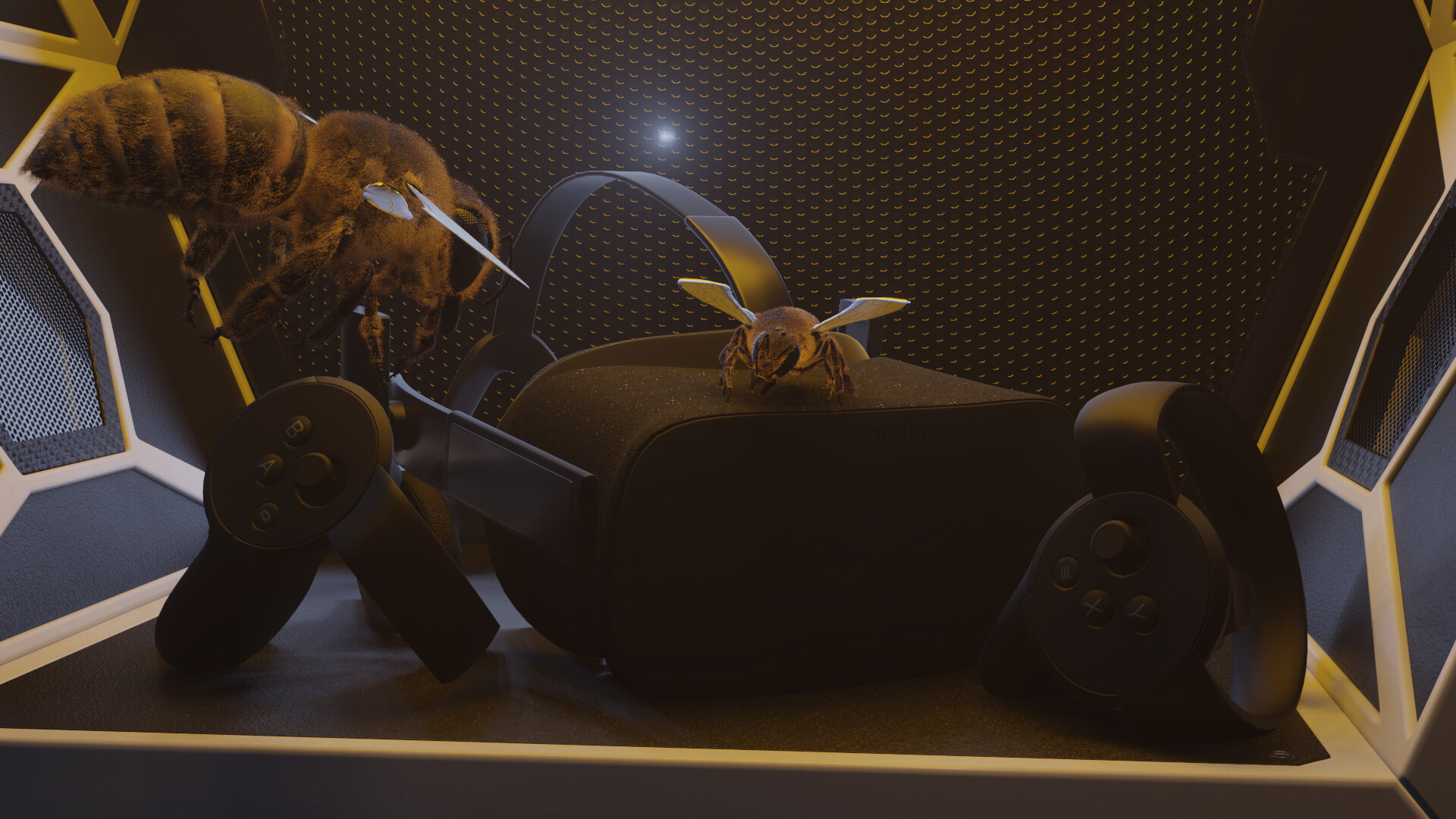 Adrien Gomez - Working Bee - Rigging and animation Demo