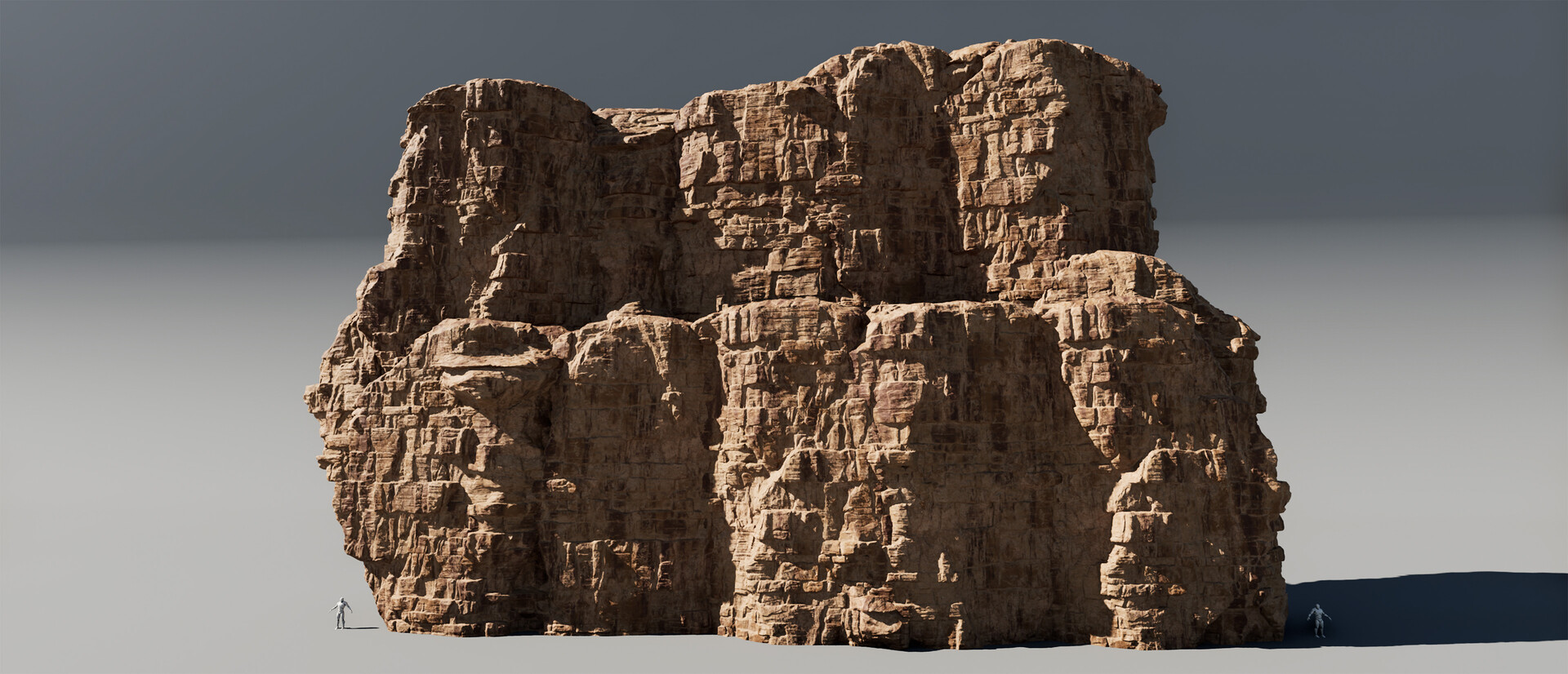 Yunus Emre Geldi - Canyon Cliff - Houdini - Zbrush - UE5