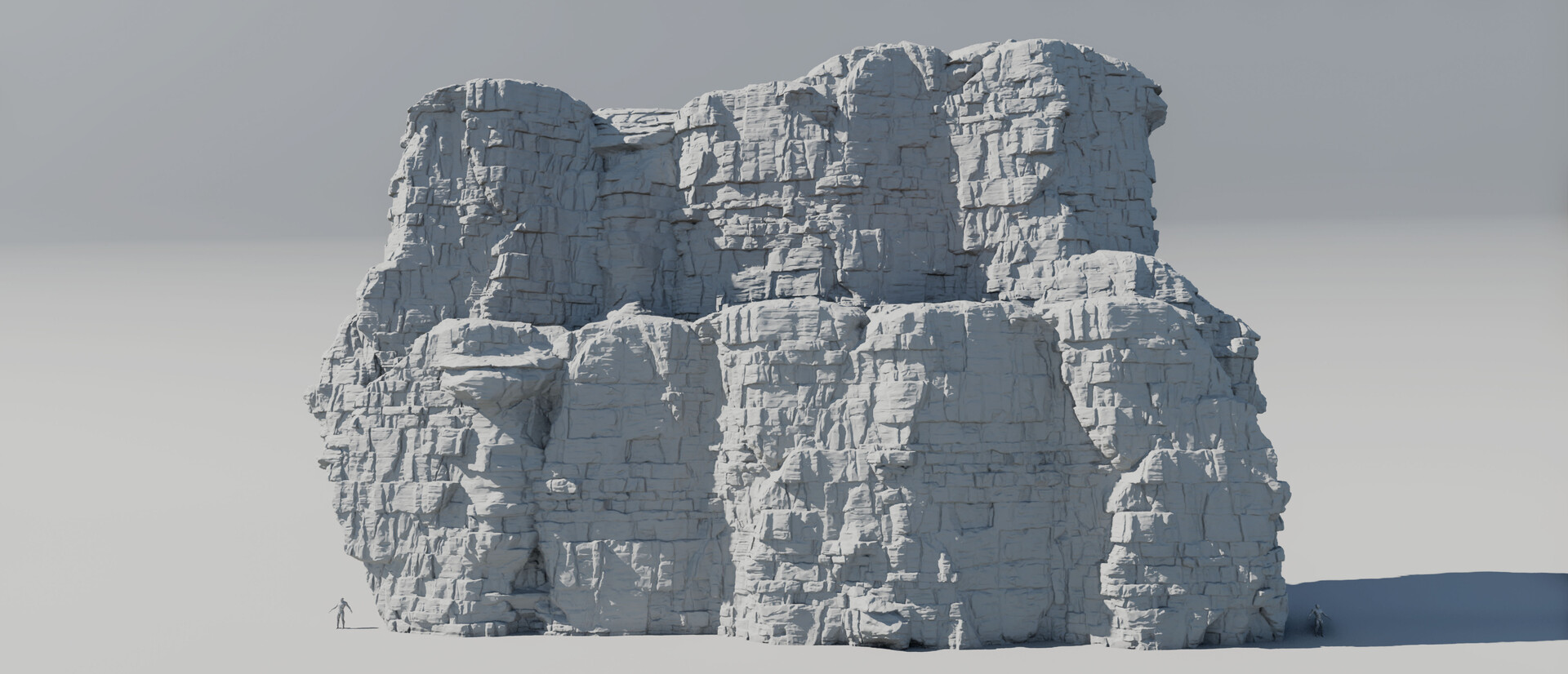 Yunus Emre Geldi - Canyon Cliff - Houdini - Zbrush - UE5