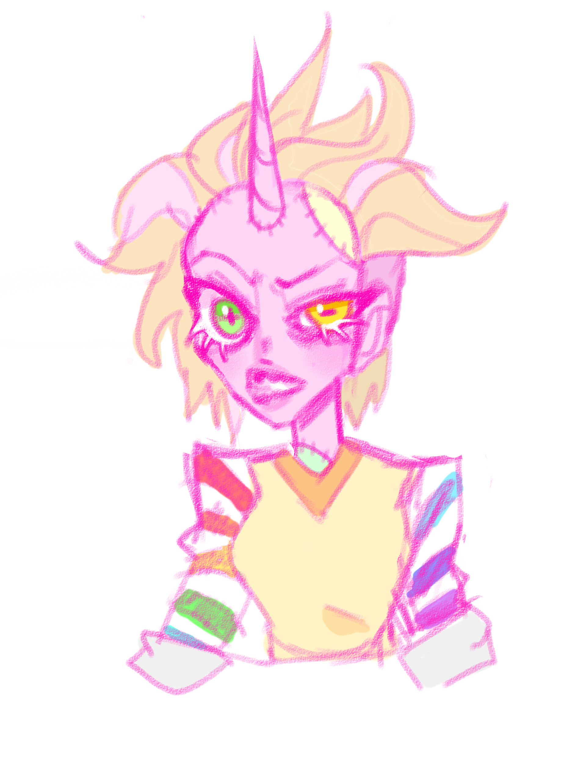 ArtStation - monster girl sketch