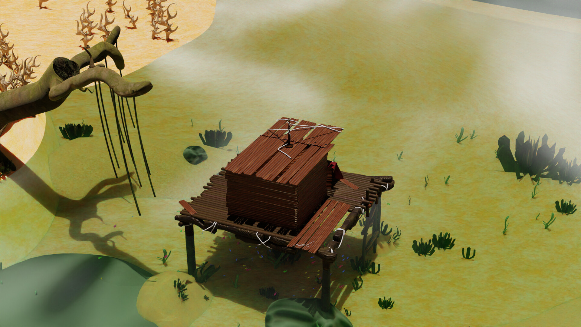 Jagged - Beach hut - animation