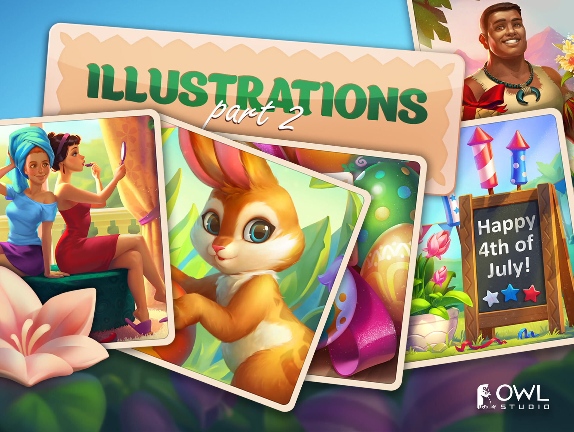 OWL Studio - Cartoon Game Illustrations part 2