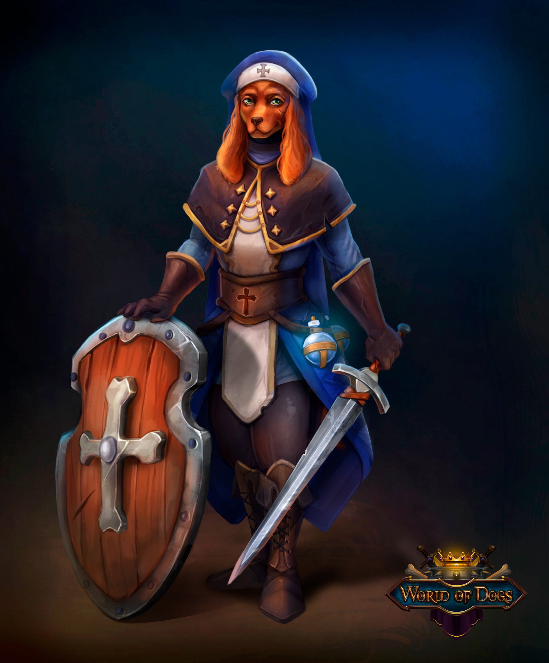 ArtStation - World of Dogs female avatars