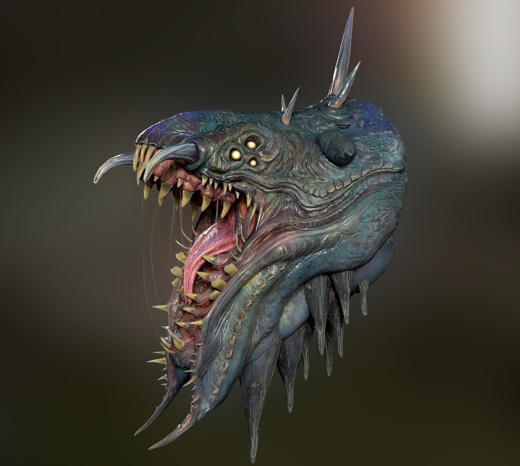 ArtStation - Blue Fan Art Bust!