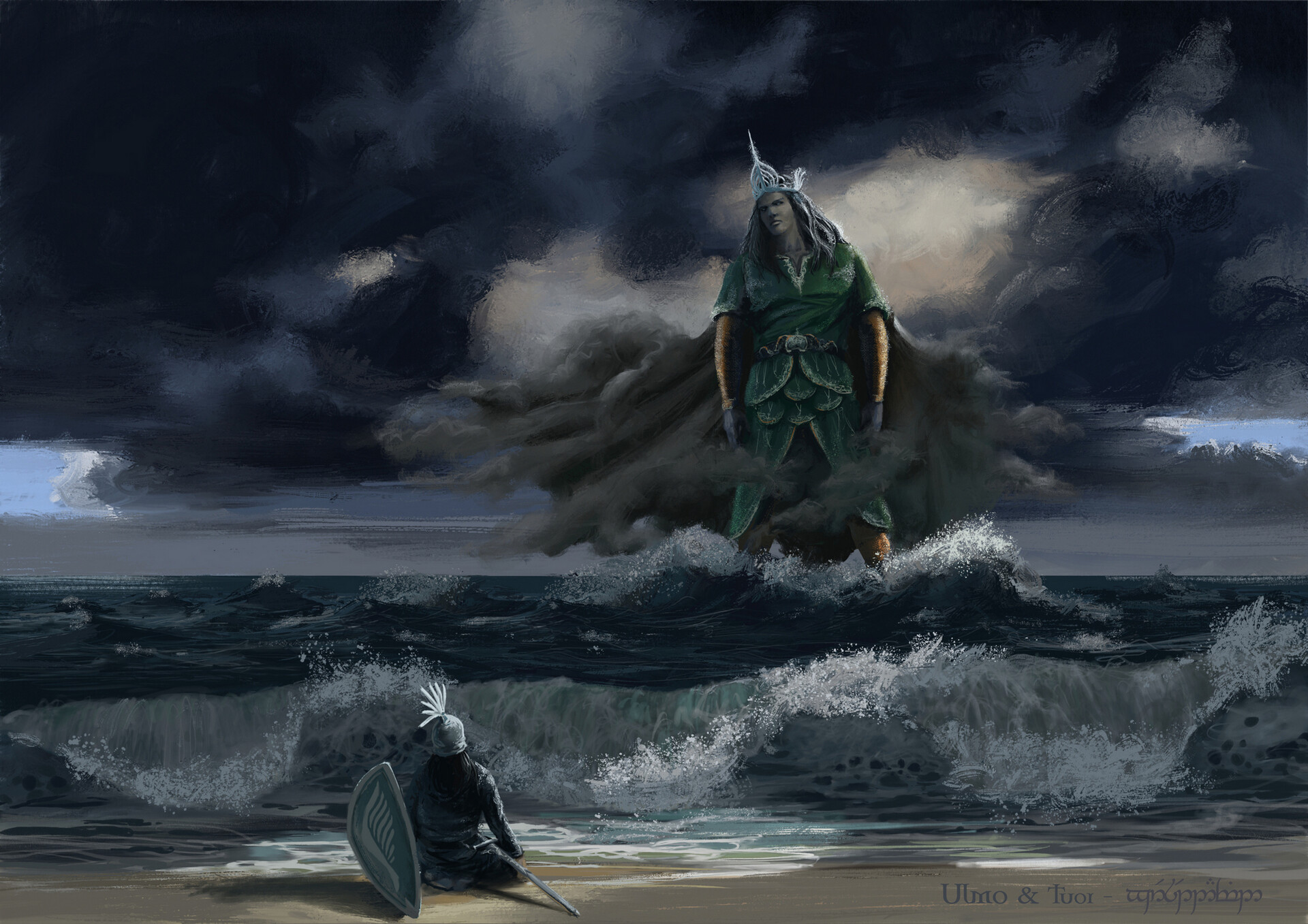 ArtStation - Ulmo et Tuor