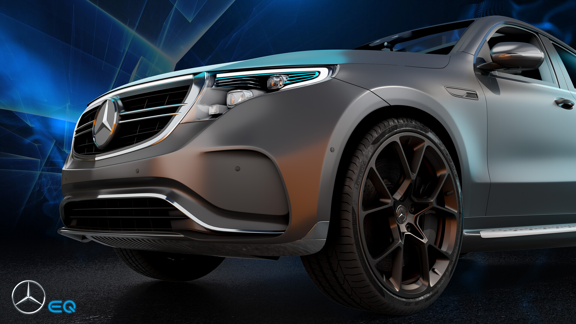 ArtStation - Mercedes-Benz EQC-400