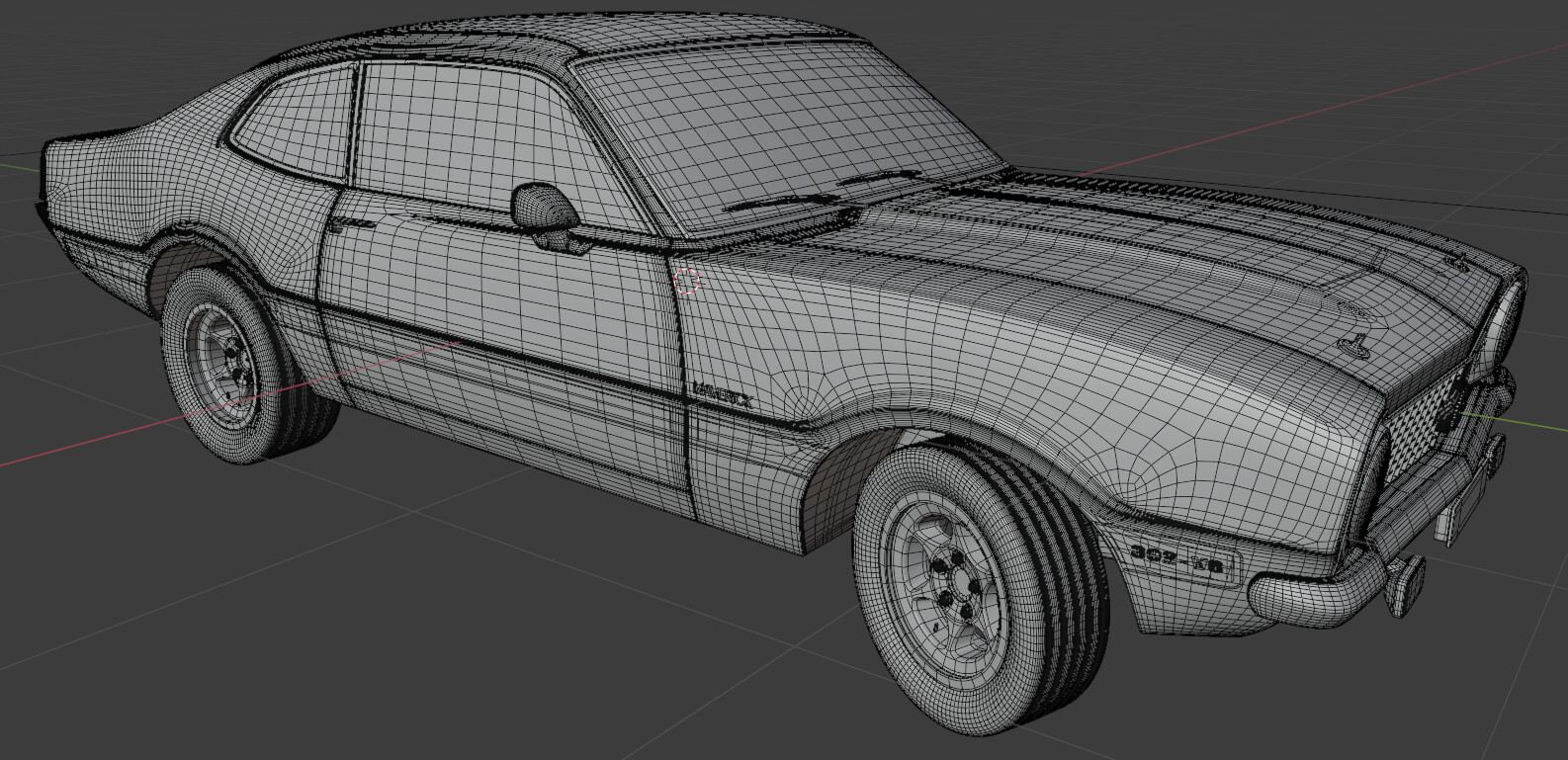 Ford Maverick Drawing