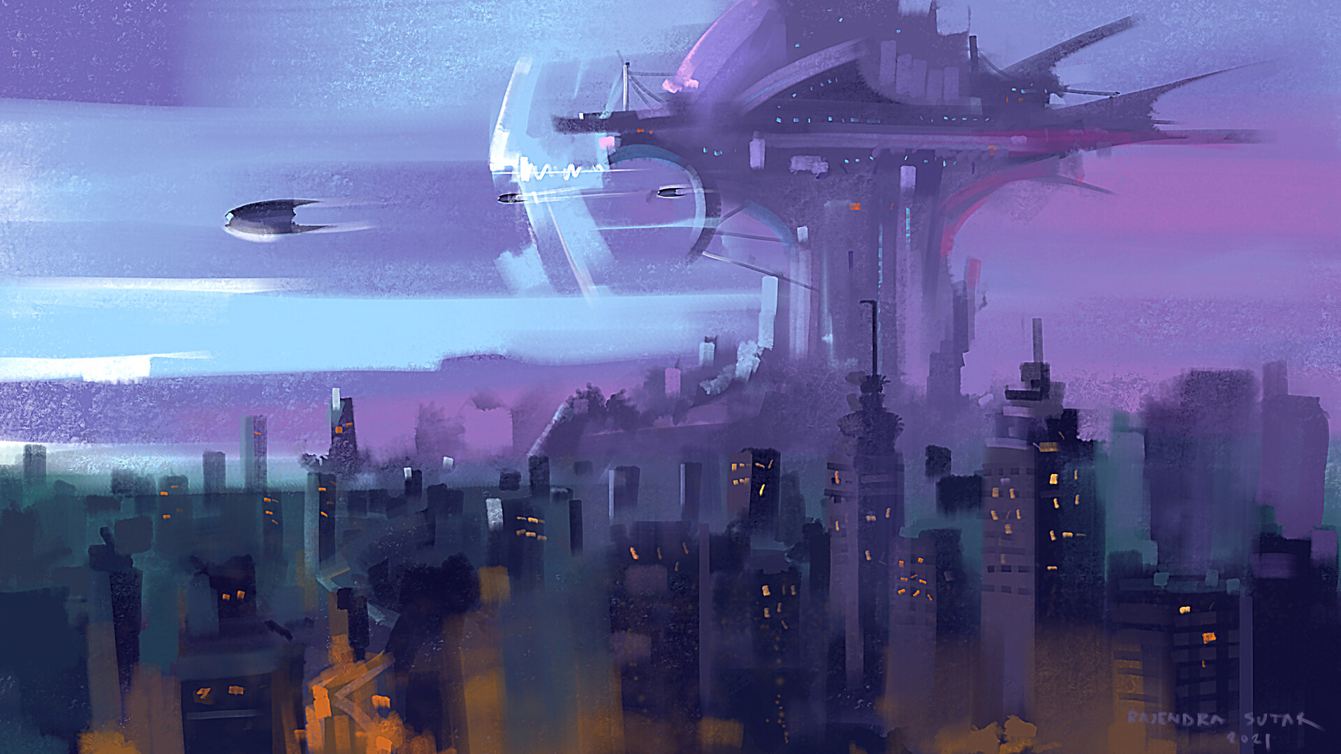 ArtStation - Aliens Attack On Earth