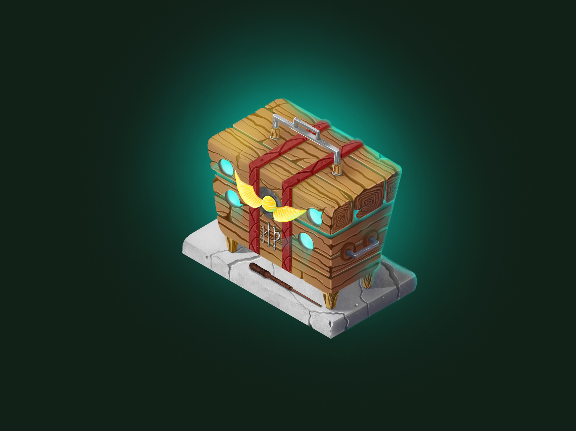 ArtStation - Harry Potter's Chest