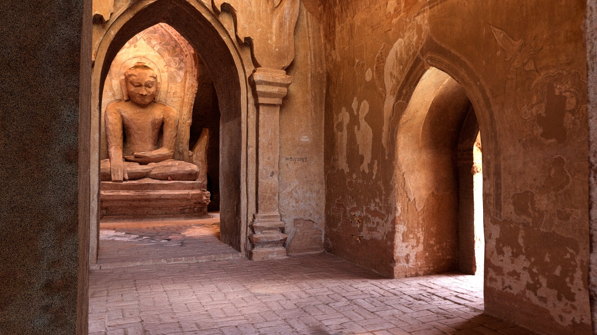 ArtStation - Temple Interior🛕