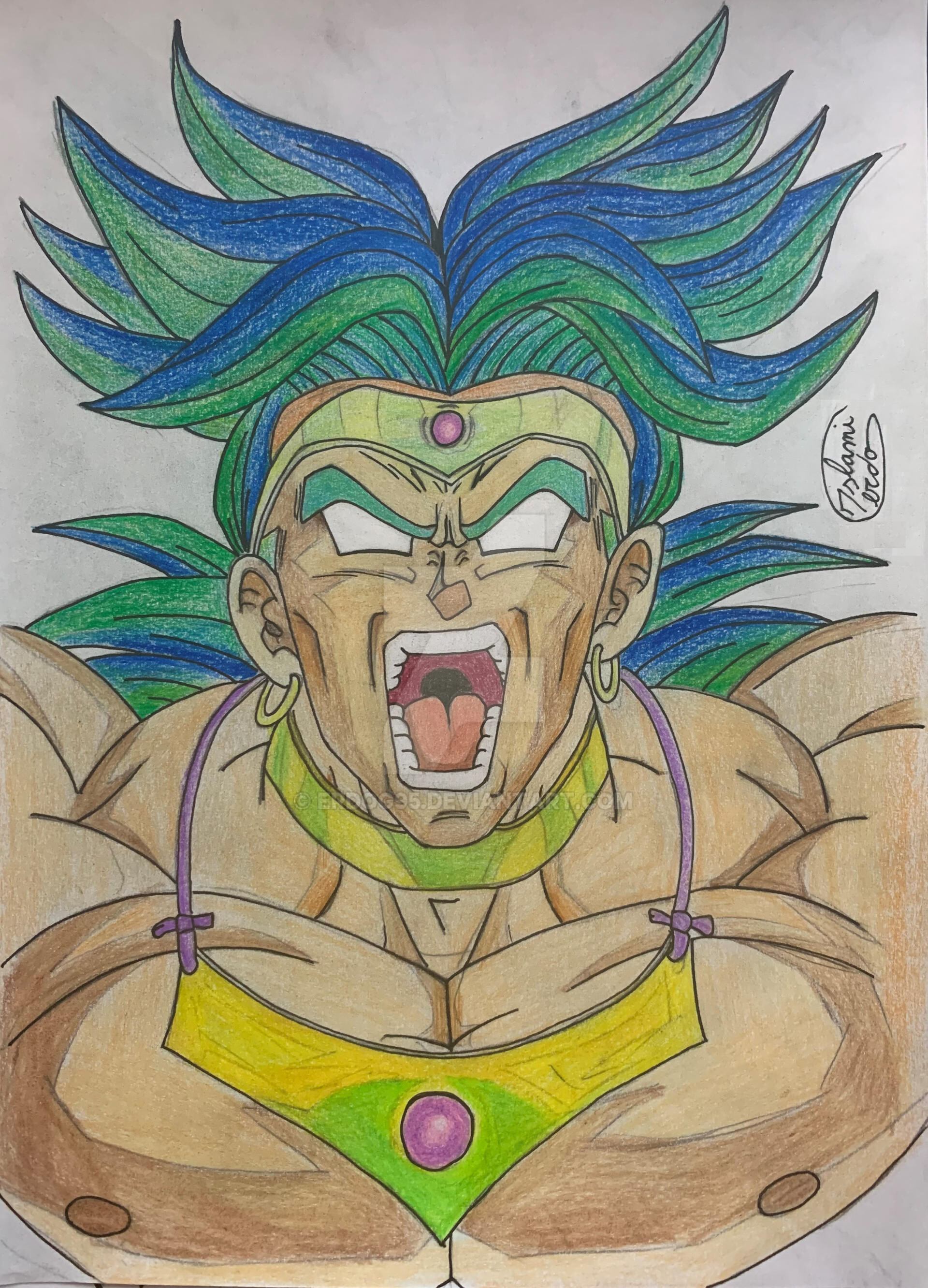 Broly Drawing