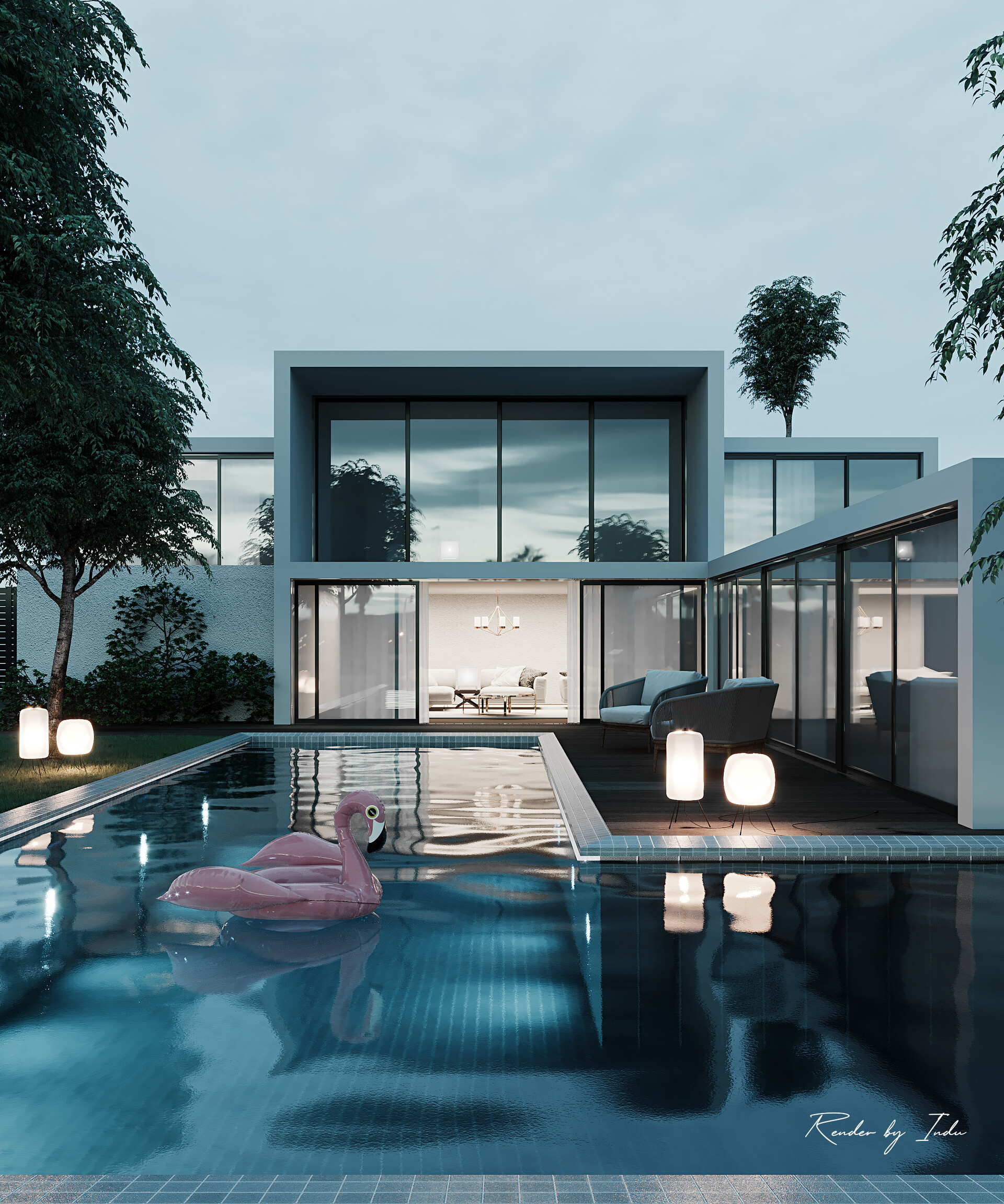 ArtStation - Pool House