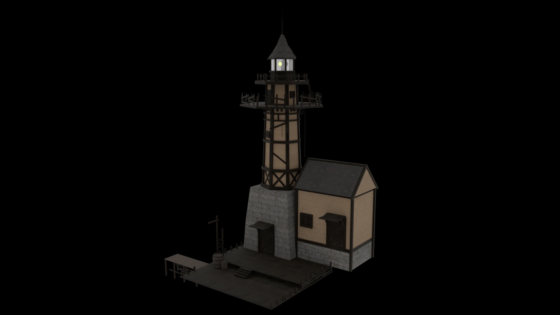 ArtStation - Medieval Lighthouse