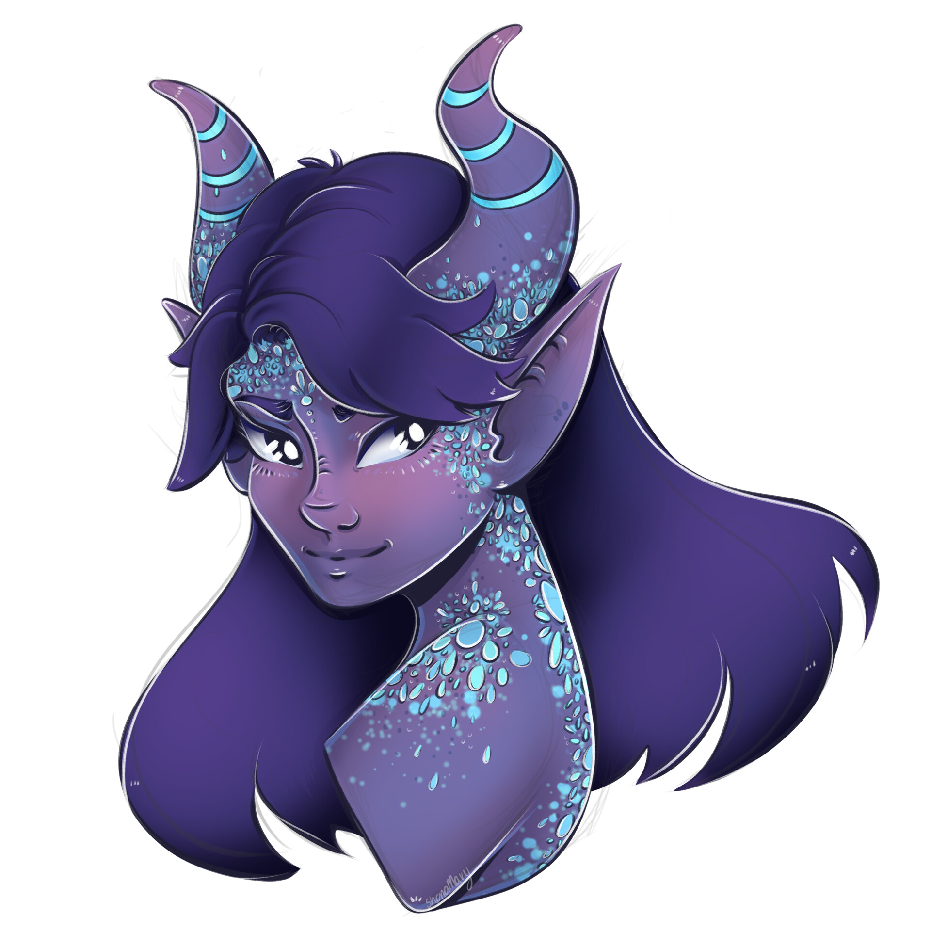 ArtStation - Monster Girl Portrait