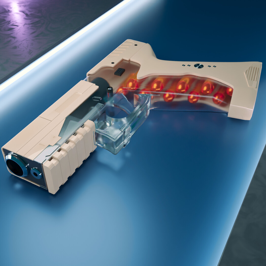 ArtStation - Gun inspired by Gits