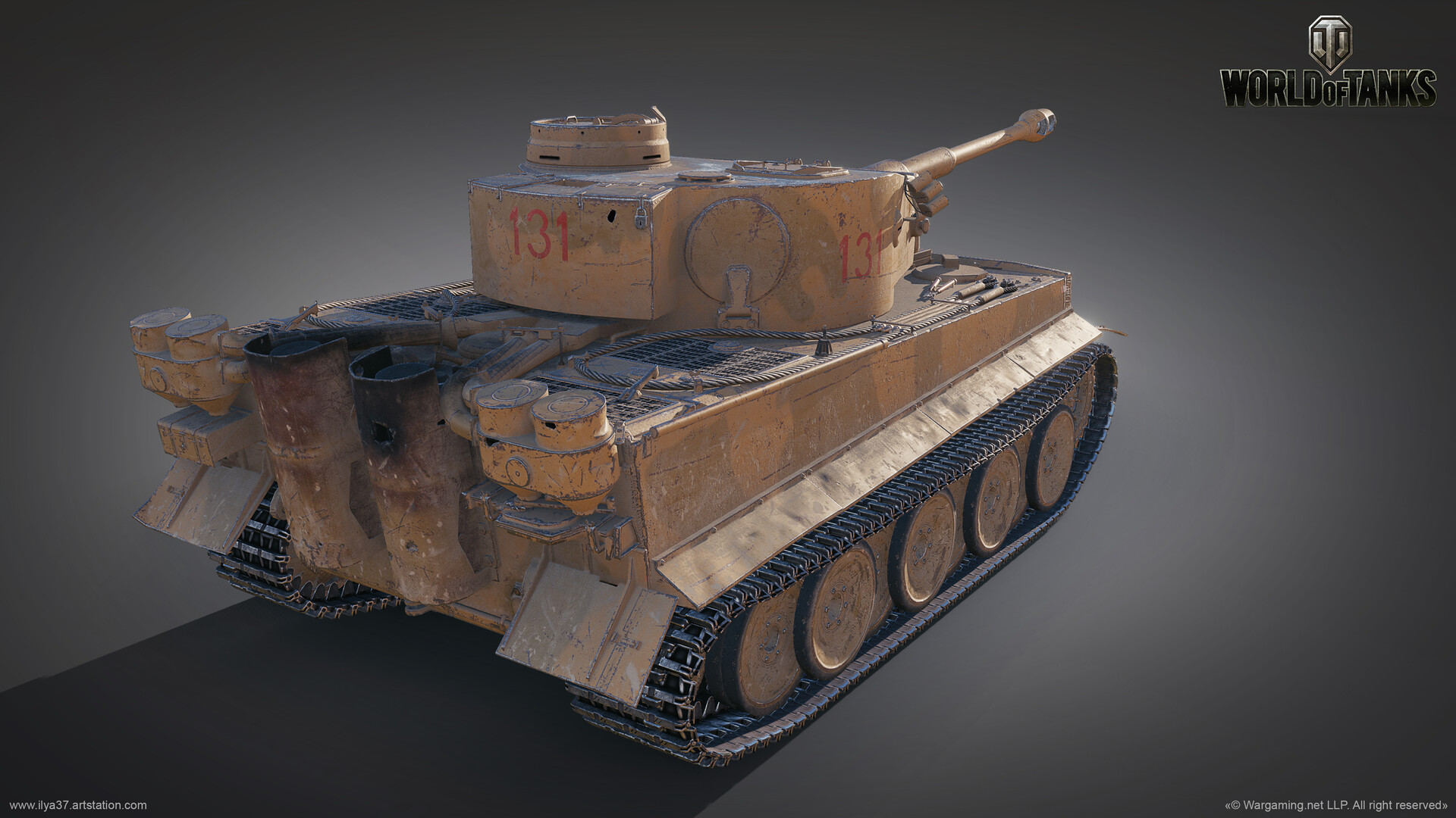 ArtStation - Pz VI Ausf. H1. «Tiger» 131 Bovington