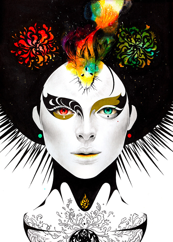 ArtStation - Odd Eyes Lady