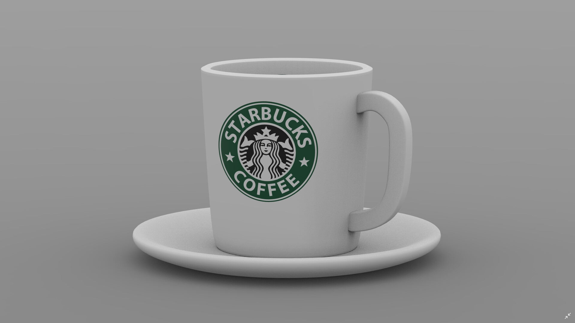 ArtStation - 3D MODEL - STARBUCKS