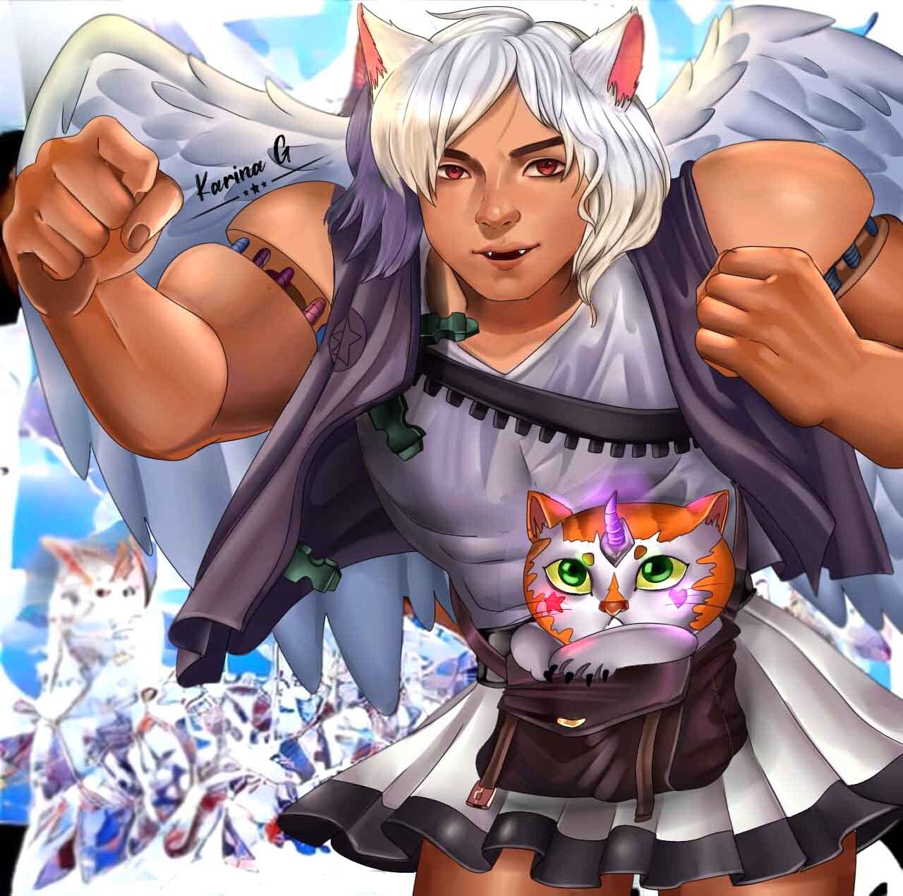 ArtStation - Oc Commission Angel