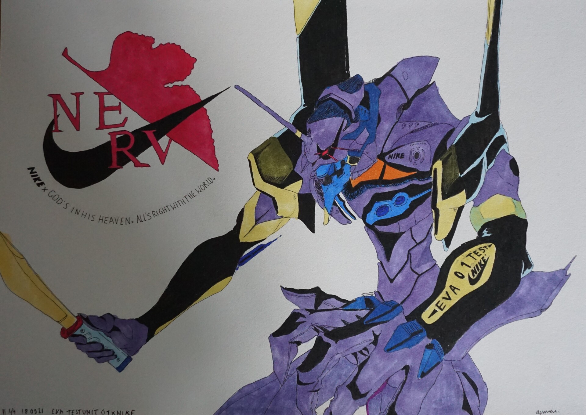 ArtStation - EVA Test Unit 01 x NIKE