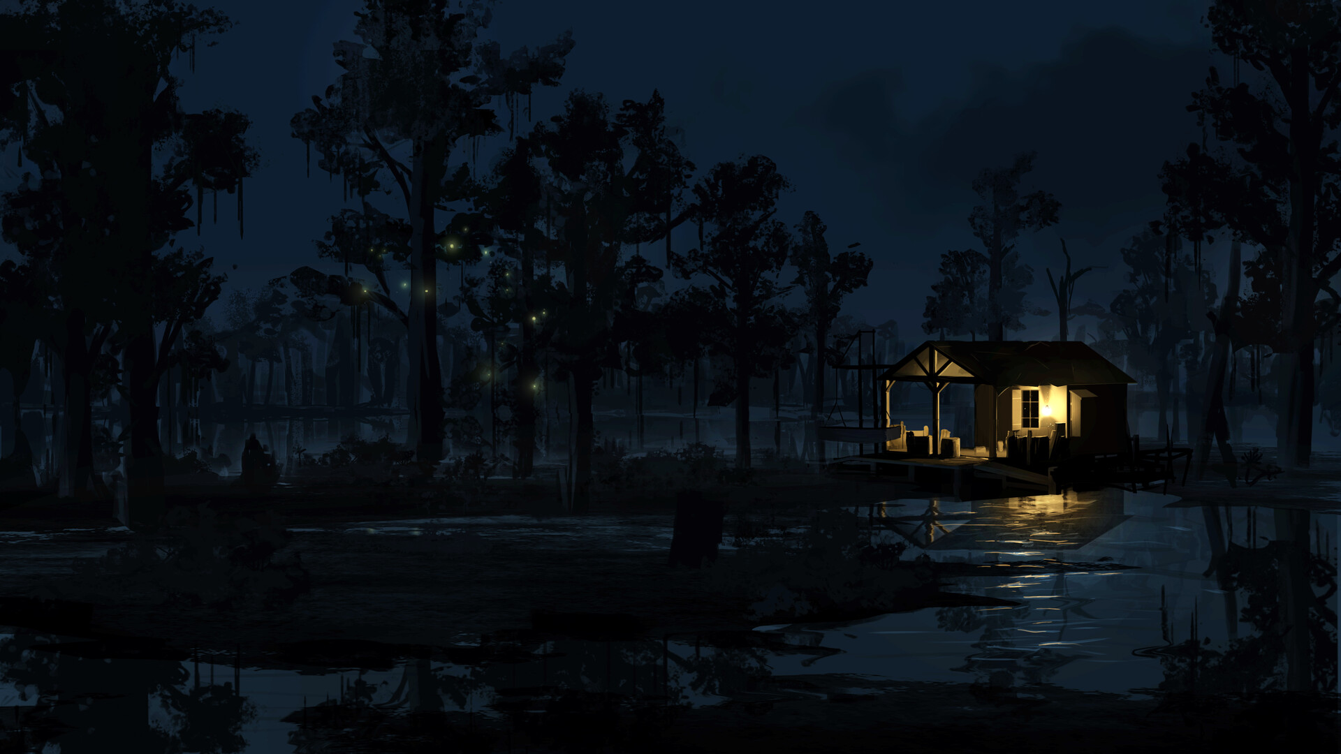 ArtStation - Bayou Cabin