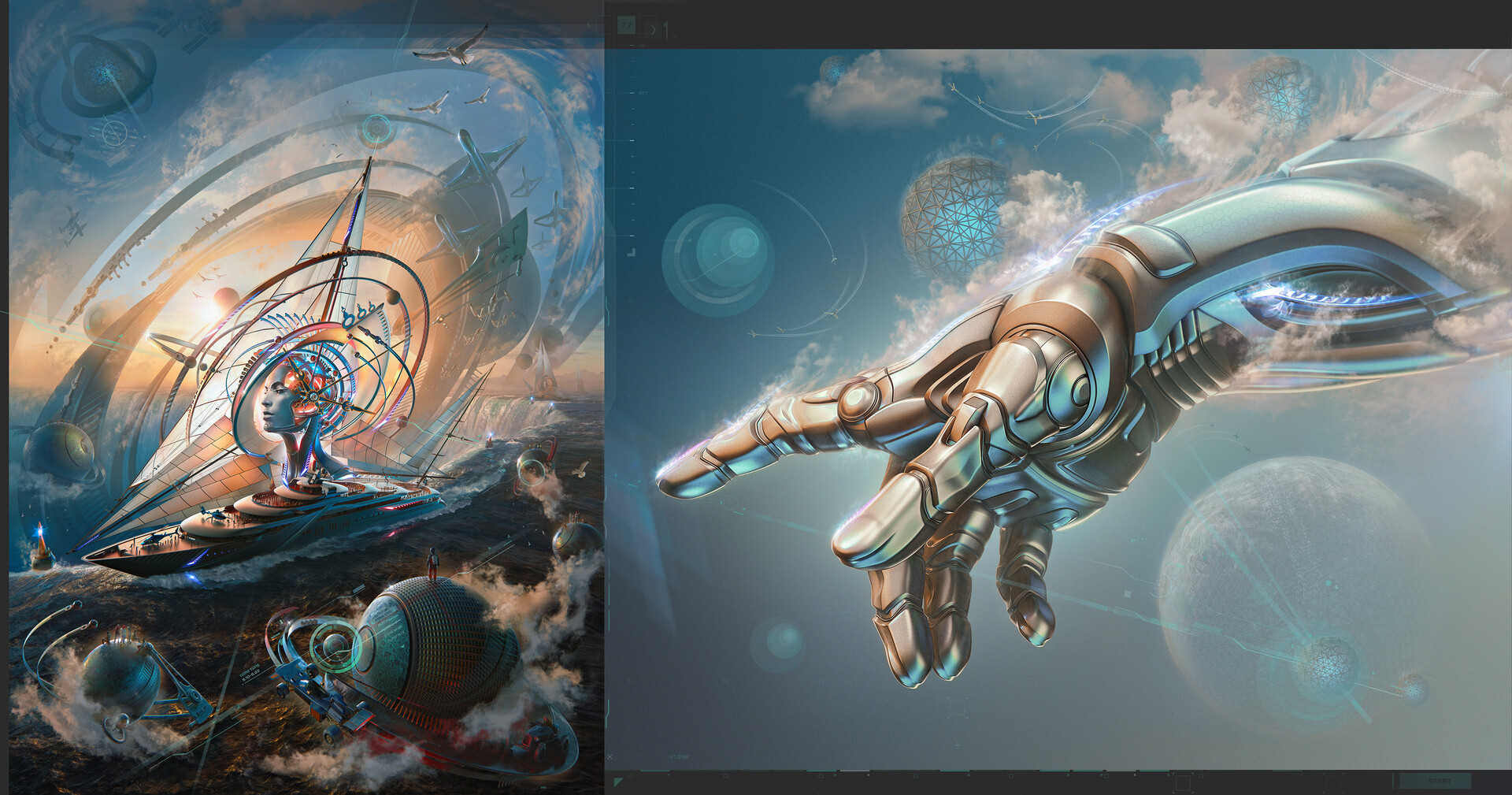 ArtStation - NFT \ Imaginary worlds of $Neo verse