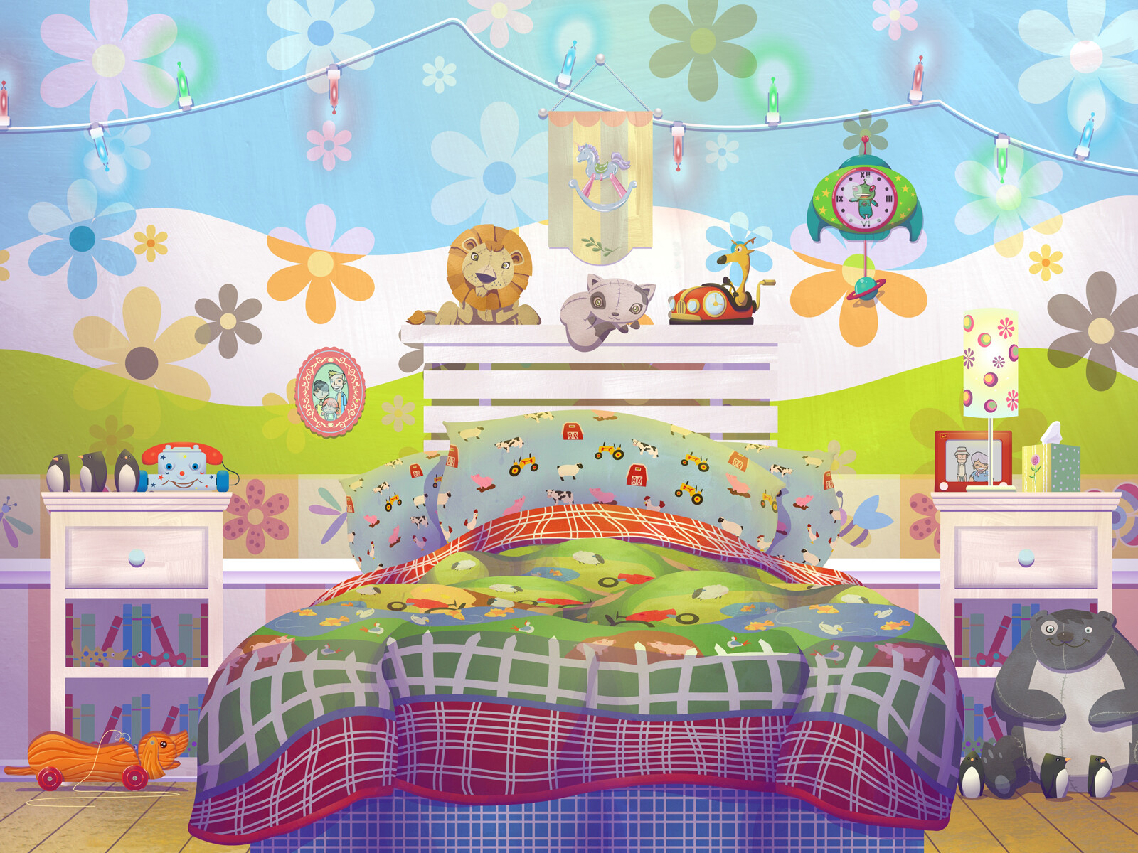 ArtStation - Ellen's Acres Bedroom