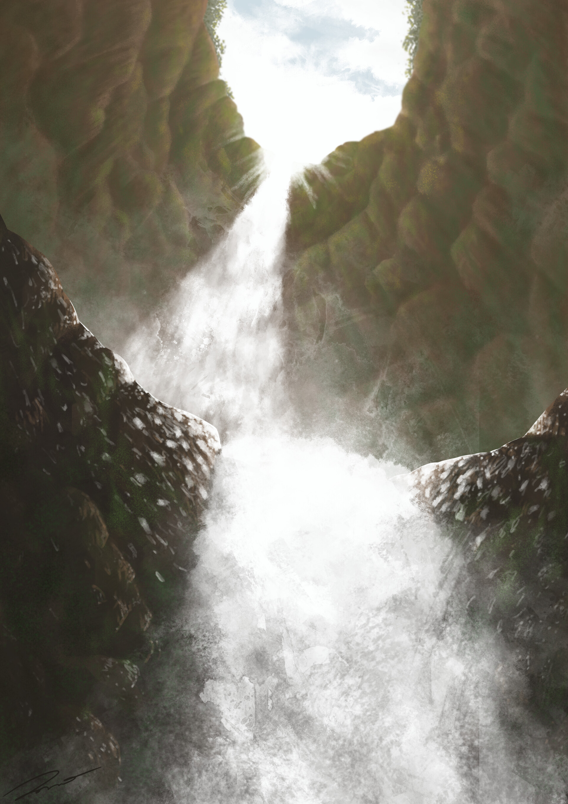 ArtStation - Waterfall