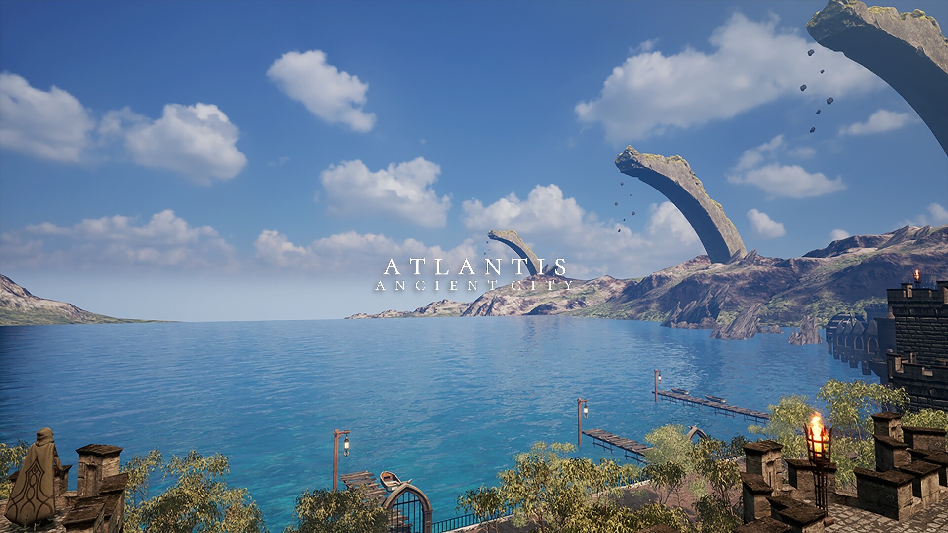 ArtStation - Ancient city atlantis