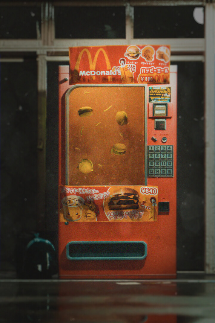 ArtStation - McDonald's Vending Machine