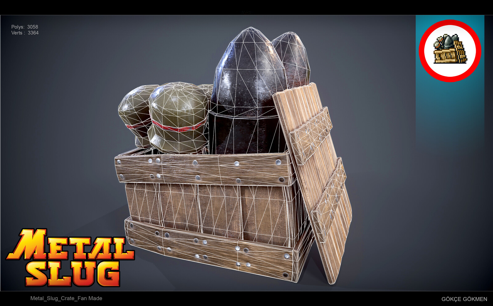Gokce GOKMEN - Metal_Slug_Crate_Remake_Fan Made