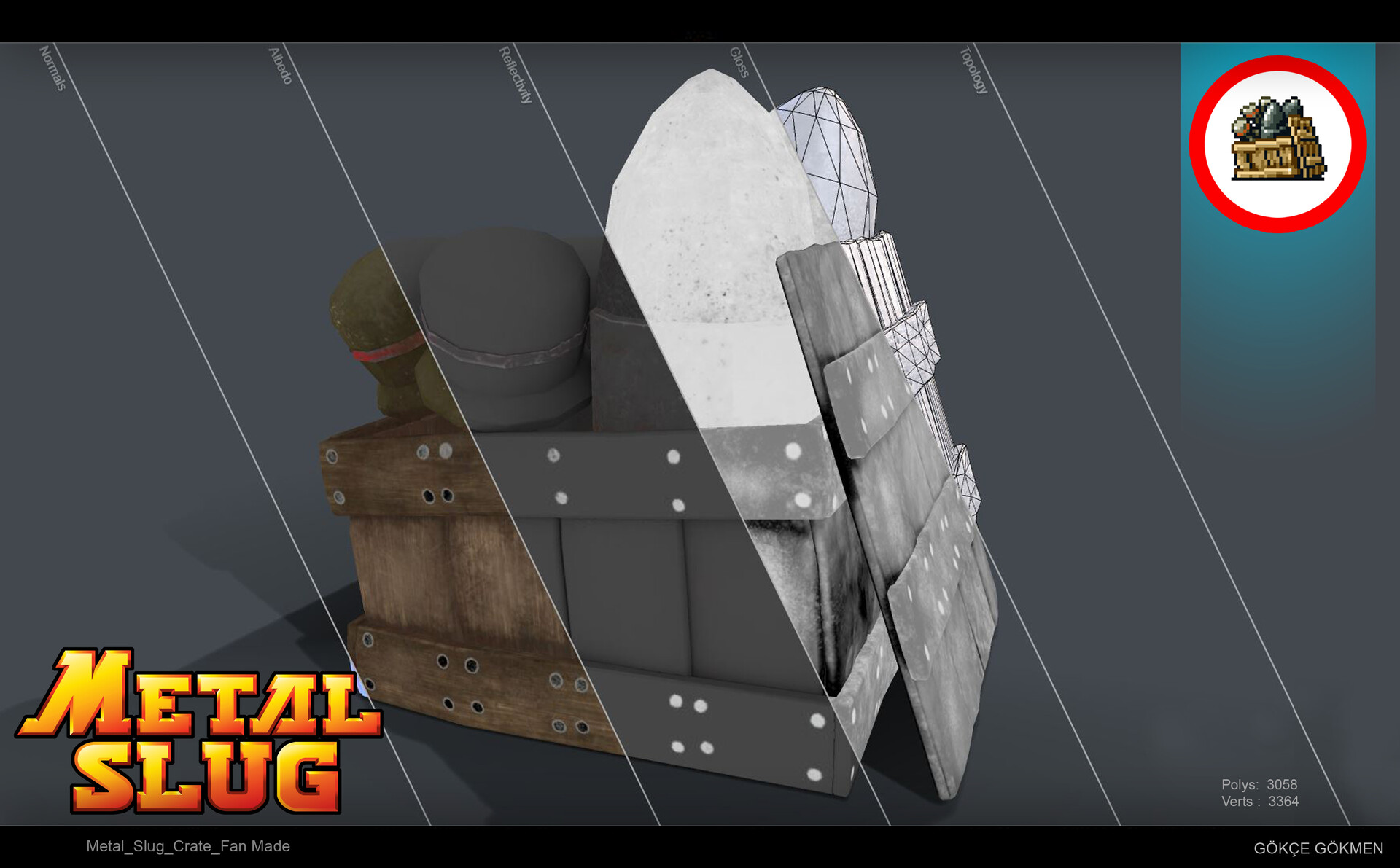 Gokce GOKMEN - Metal_Slug_Crate_Remake_Fan Made